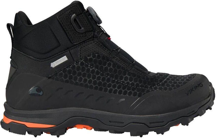 Buty trekkingowe Viking 3 91200 231 Rask Gtx Boa Spikes M Black Orange ...