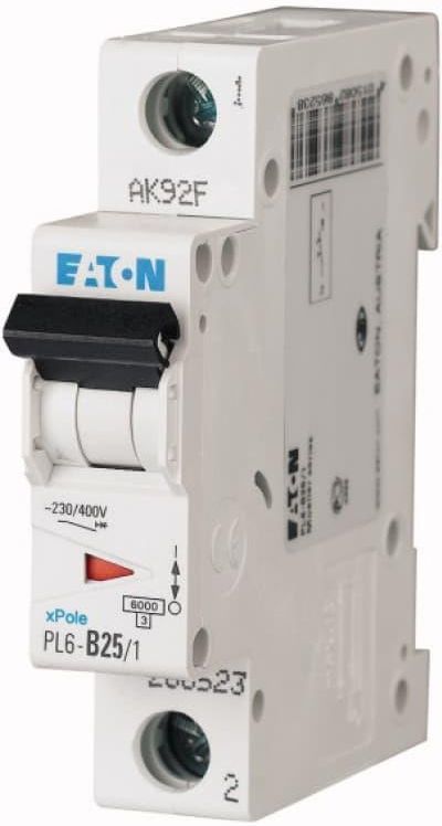 Bezpiecznik Eaton Wyłącznik Nadprądowy 1P C 25A 6Ka Ac Pl6-C25/1 286535 - Opinie i ceny na Ceneo.pl