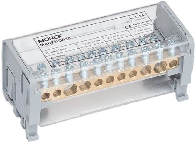 Rozdzielnia Morek Blok Dystrybucyjno-Rozdzielczy Moblock 1000V 125A-11 ...