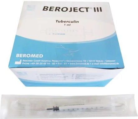 Strzykawki Tuberkulinowe Z Igłą Beromed Beroject Iii 1ml 26G 0.45X13Mm 100 Szt. - Opinie i ceny ...