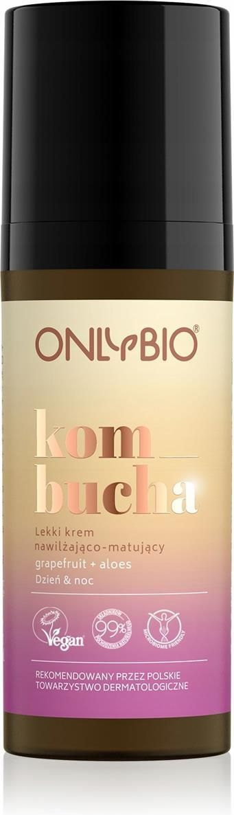 Krem do twarzy Onlybio Kombucha Krem Matująco-Nawilżający 50 ml ...