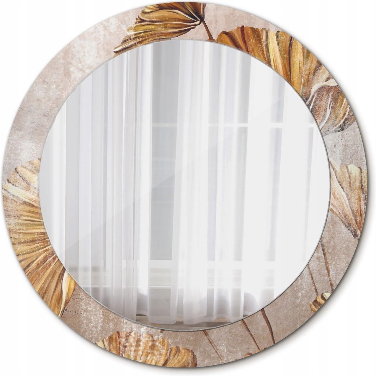 Ścienne Lustro Rama Glamour Boho liście 70cm - Opinie i atrakcyjne ceny ...