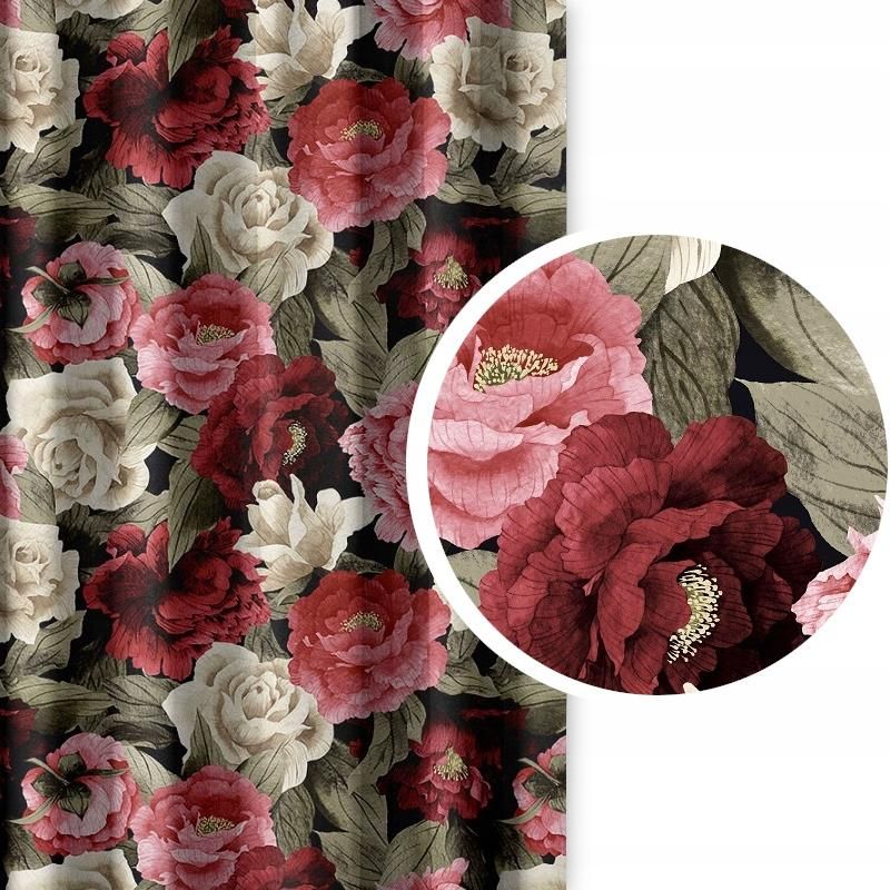 Zasłony Liście 150x150 Claret Flowers Taśma Na Wym - Opinie i ...