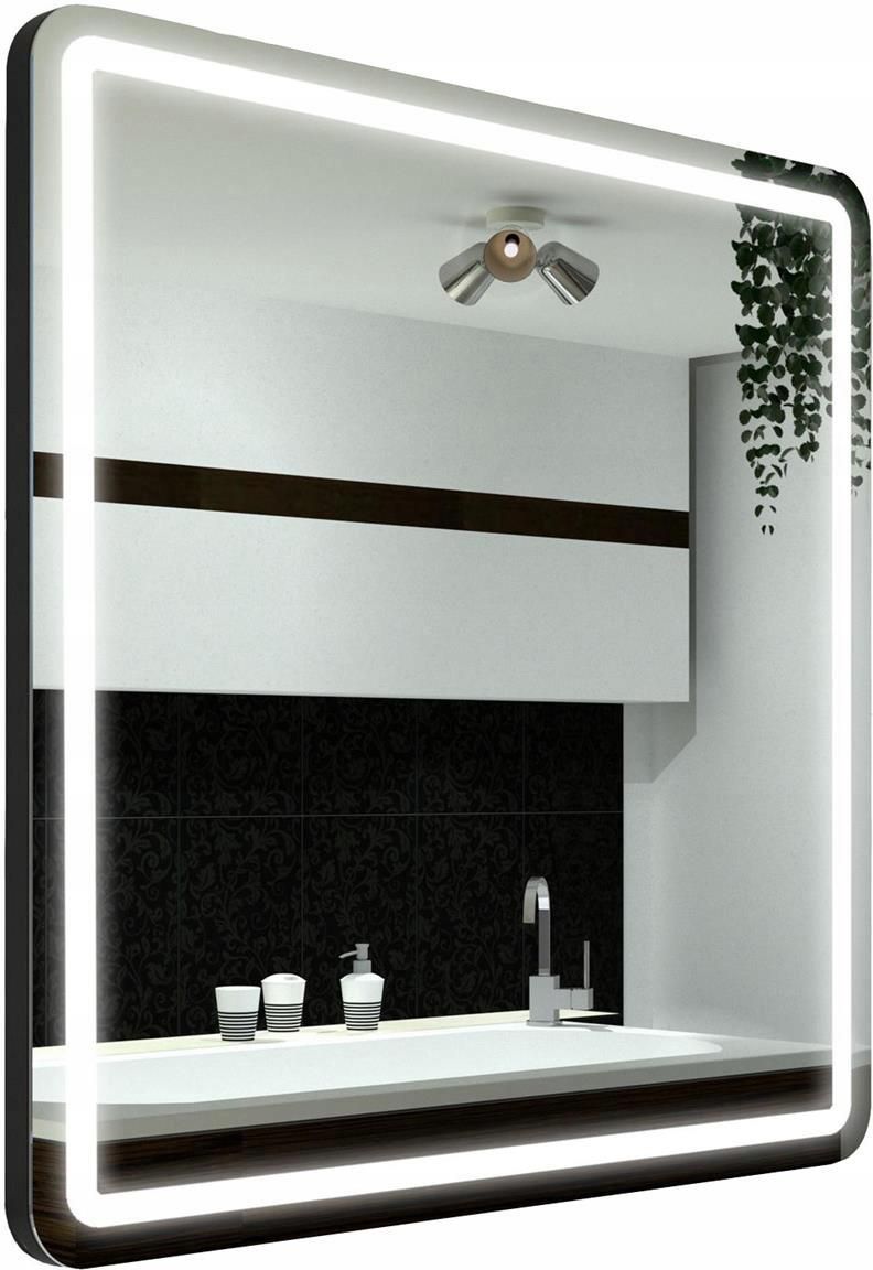 Lustro Led Zaokrąglone Madrid Premium 100x100 cm - Opinie i atrakcyjne ...