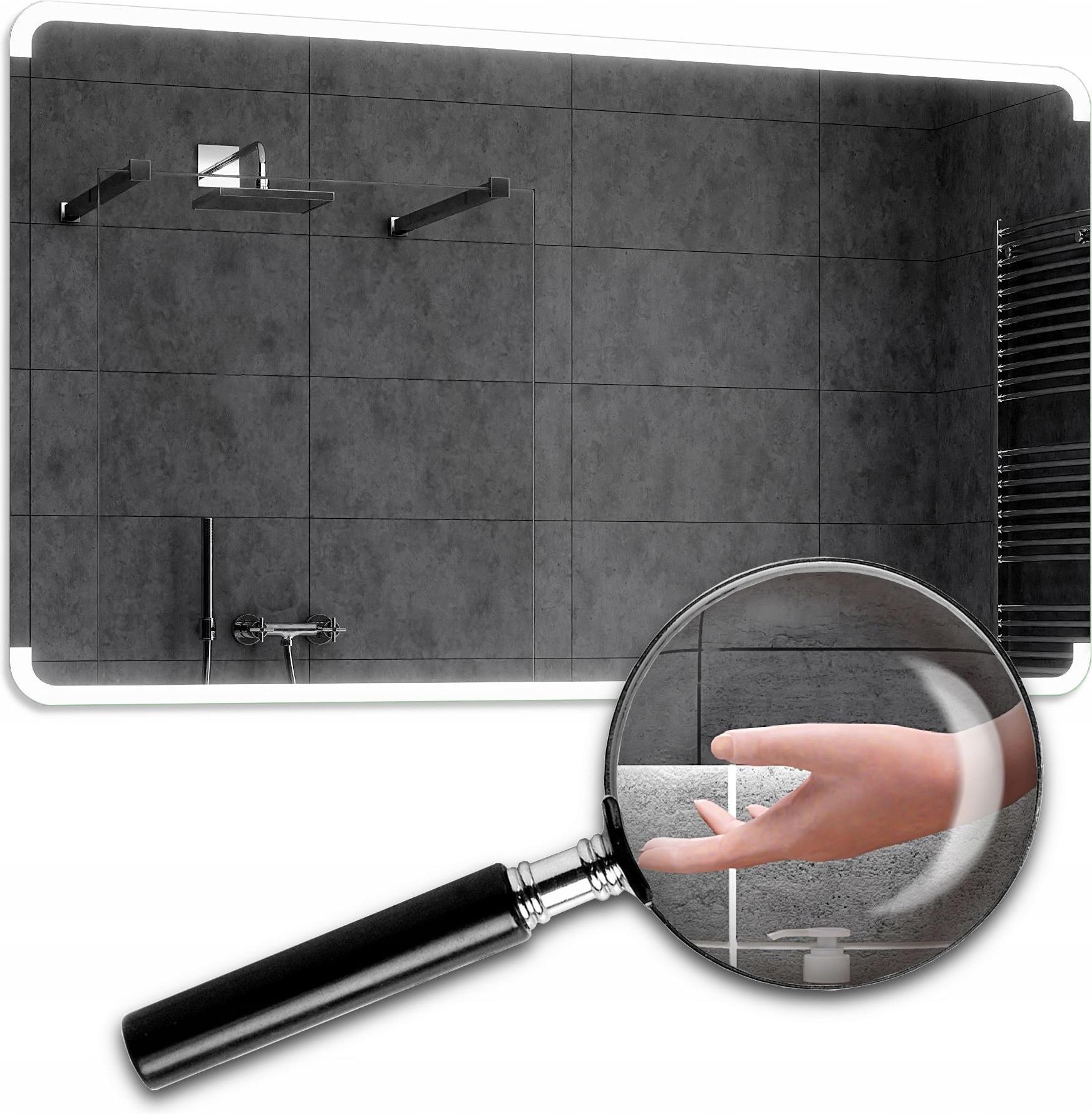 Lustro Led 160x60cm Włącznik Sensorowy Assen - Opinie i atrakcyjne ceny ...