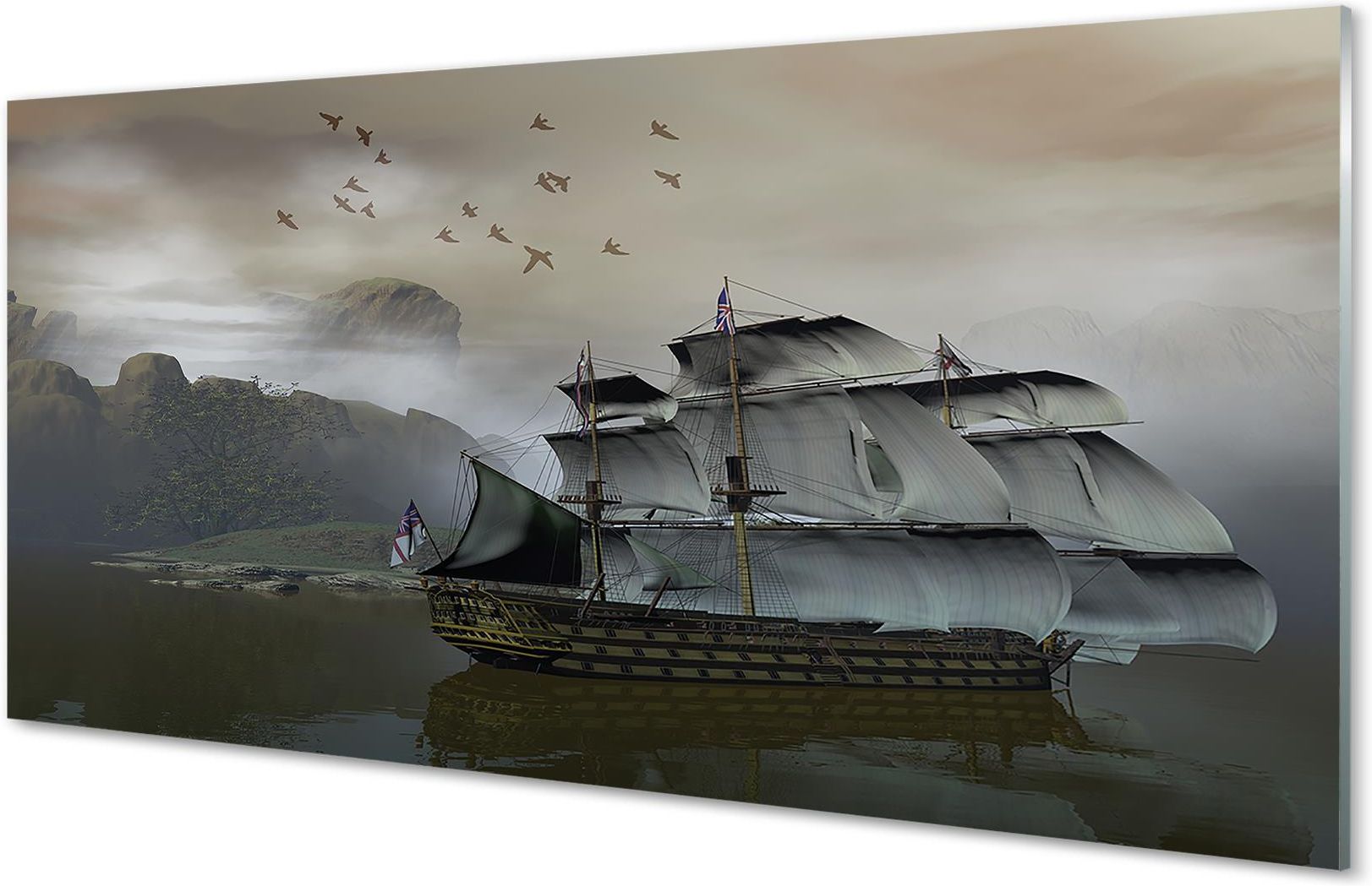 Nowoczesny obraz dekor Statek góry morze 140x70 - Opinie i atrakcyjne ...