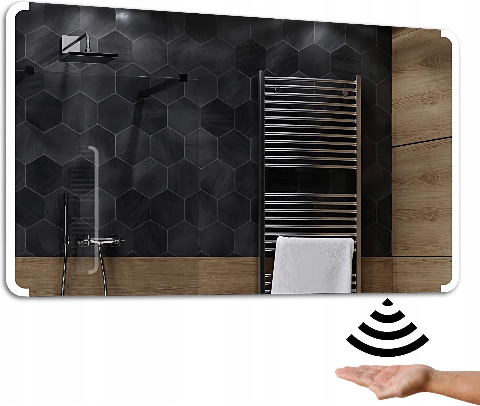 Lustro Led Do Łazienki z Włącznikiem Sensor 160x70 - Opinie i ...