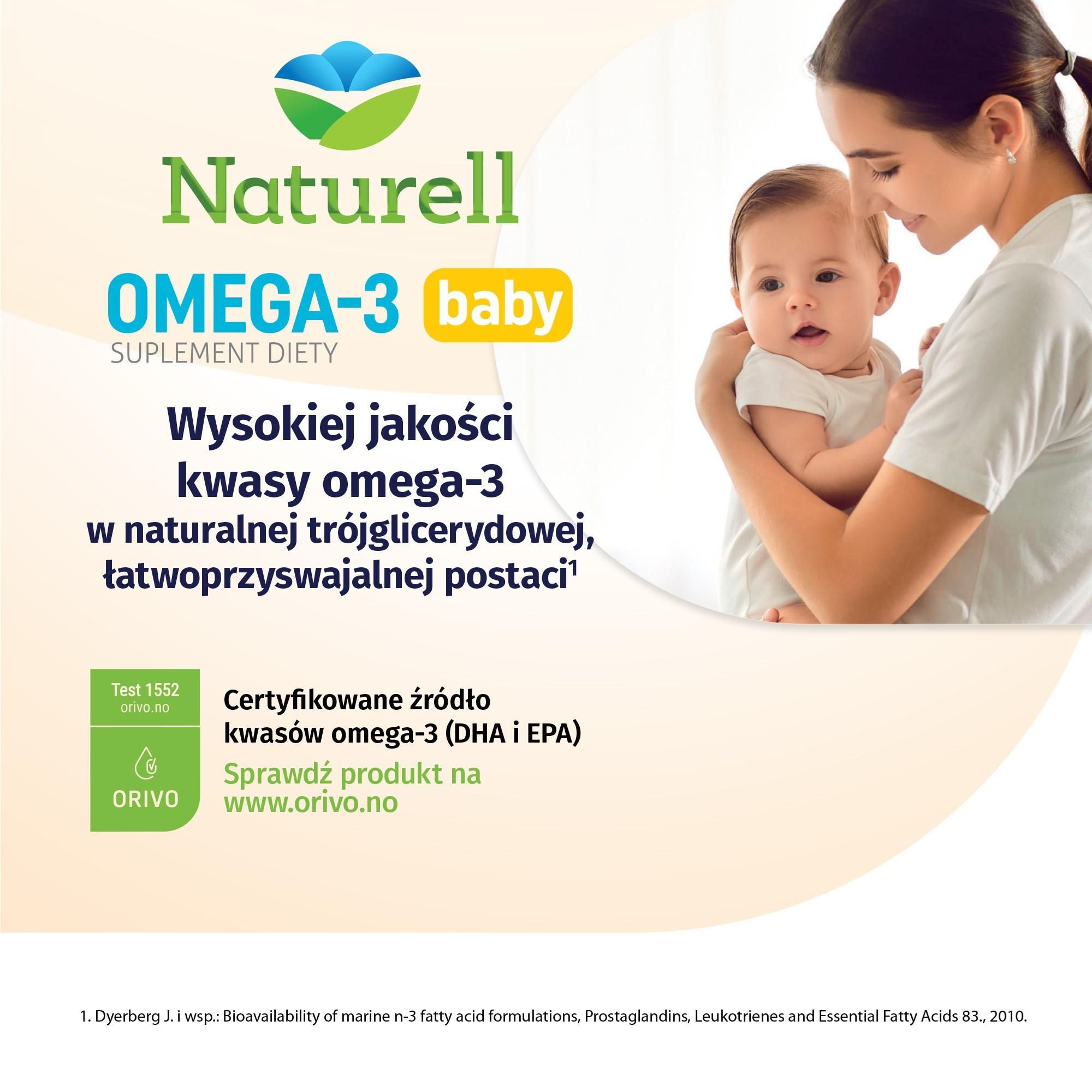 Naturell Omega 3 baby, 40 kaps. - Opinie i ceny na Ceneo.pl