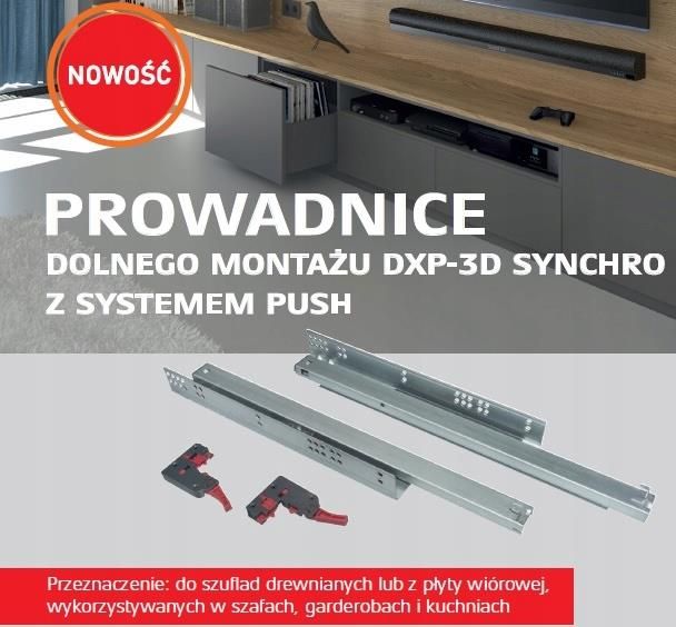 Sevroll prowadnica DXP-3D z system Push L-450 - Opinie i atrakcyjne ...