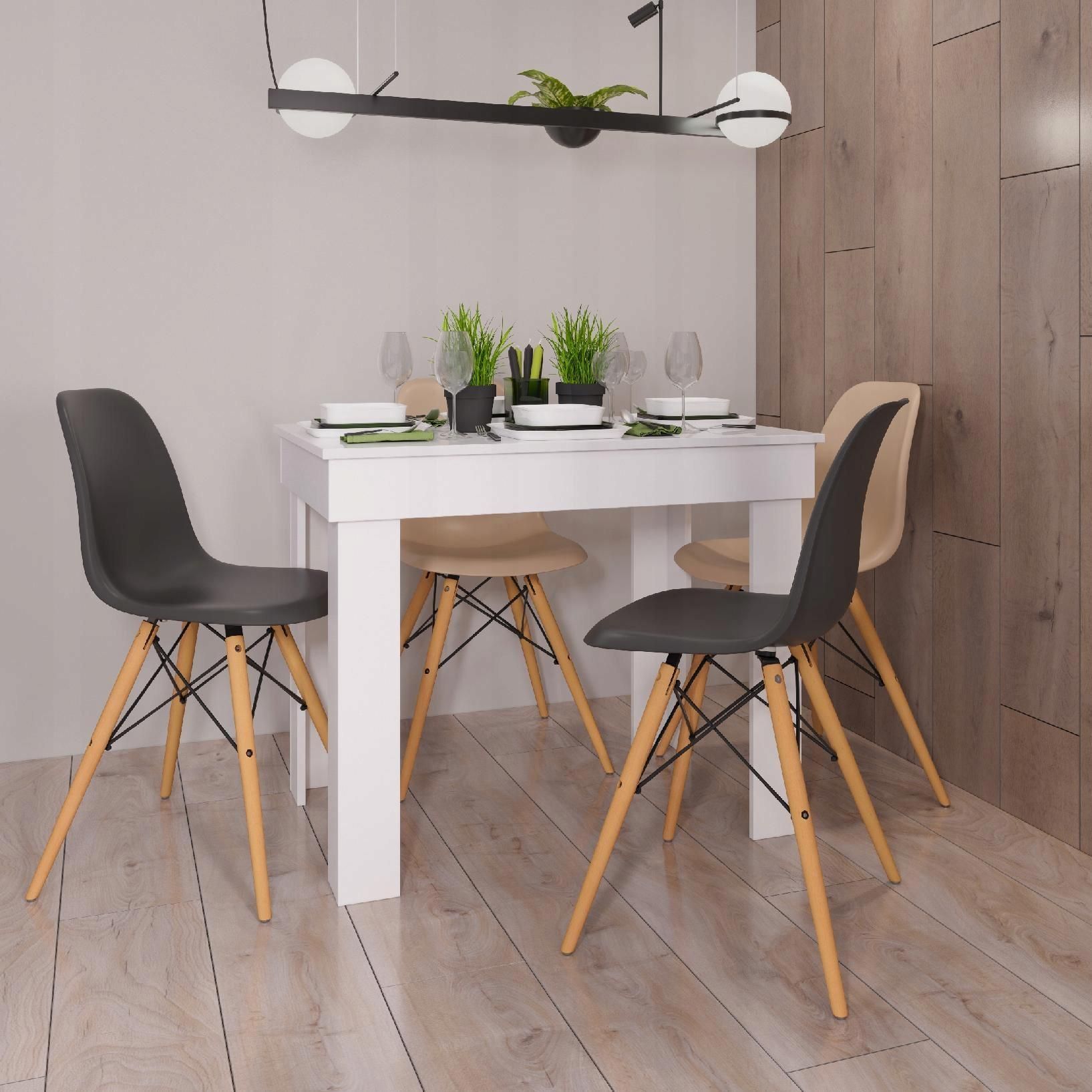 Stół kuchenny mały bialy kolor do jadalni 60x90 cm - Opinie i ...