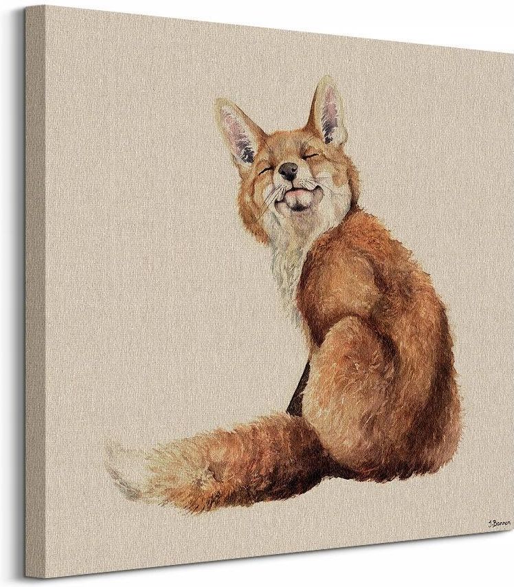 Rudy Lis obraz na płótnie 60x60 cm - Opinie i atrakcyjne ceny na Ceneo.pl