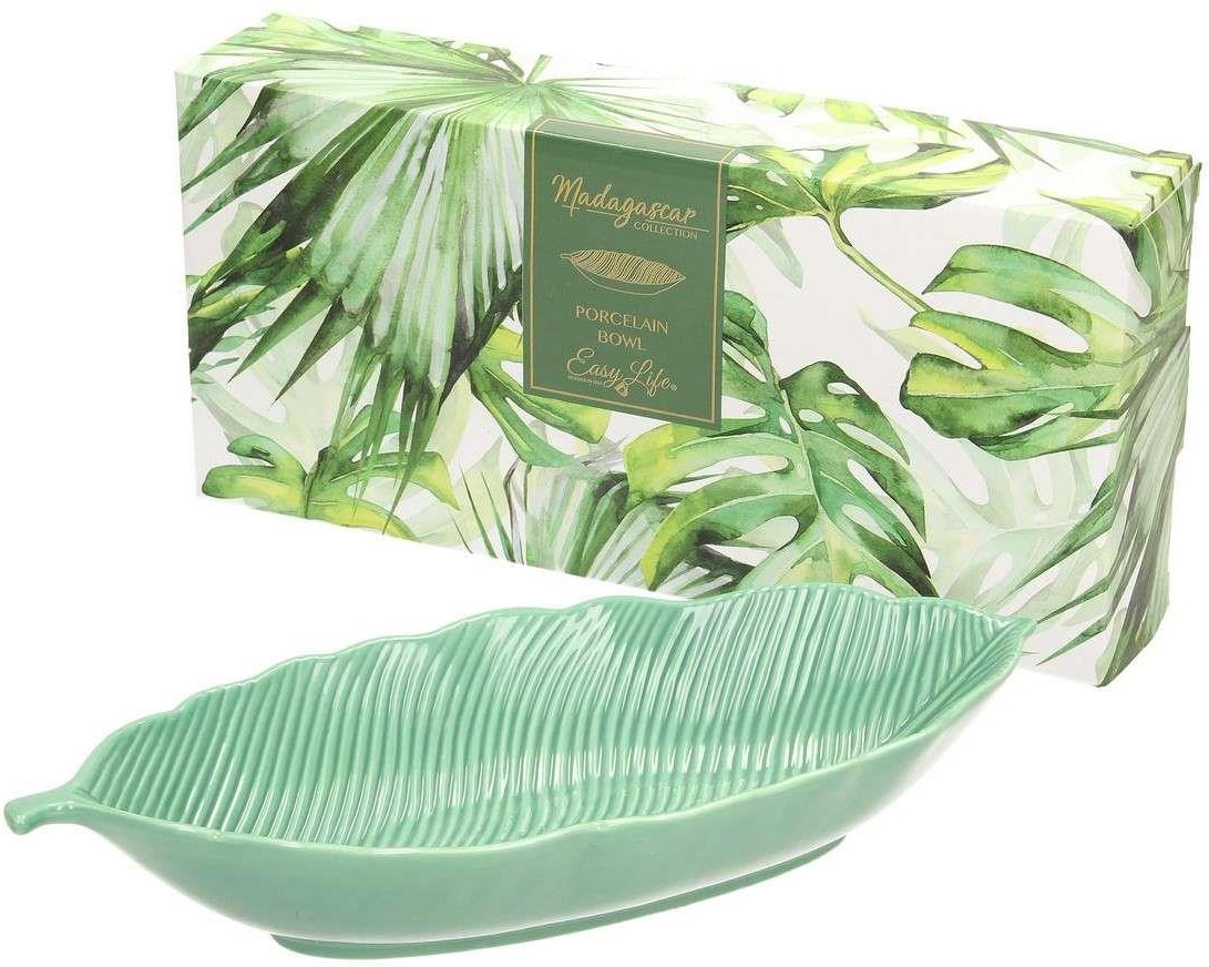 Dekoria.Pl Miska Jungle Leaves Light Green 26X12X5Cm (815013) - Opinie ...