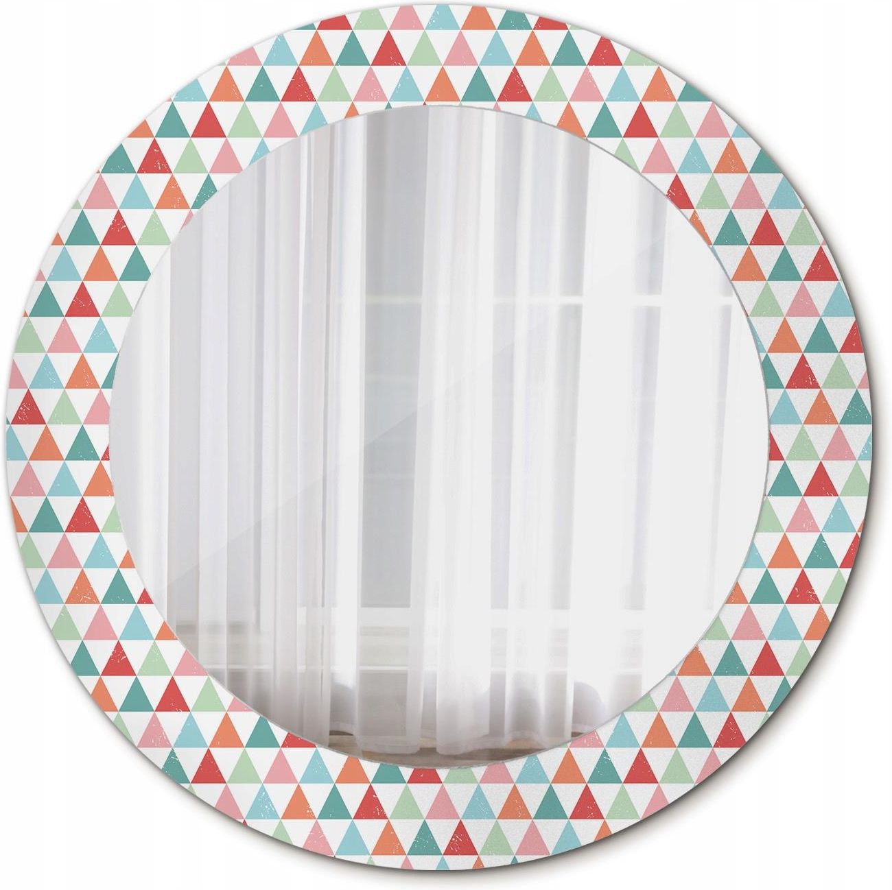 Ścienne Lustro Rama Glamour Geometryczny wzór 60cm - Opinie i ...