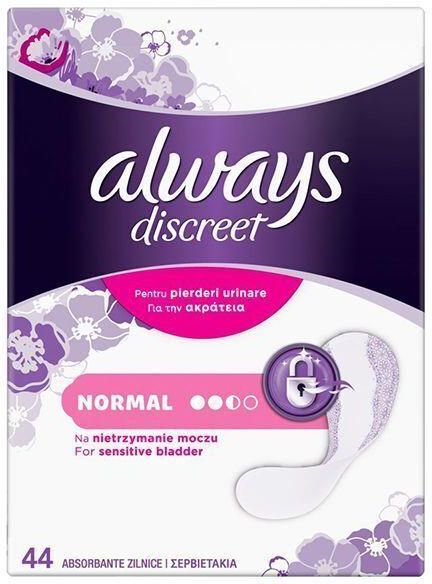Procter & Gamble Always Discreet Normal Wkładki Higieniczne Na Problem ...