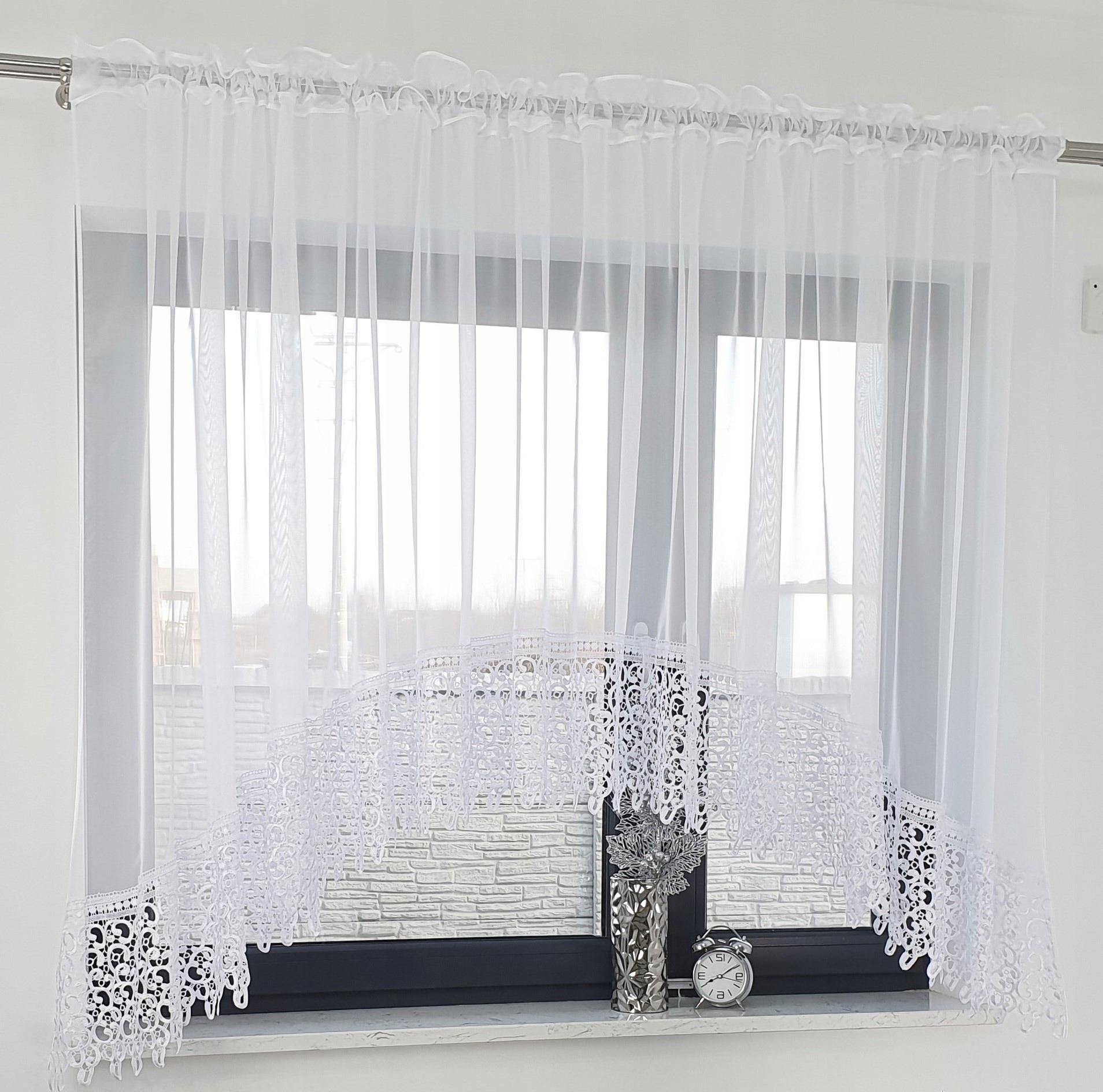 Firany Gotowe 300 X 100 CM Firanki Firana - Opinie i atrakcyjne ceny na ...