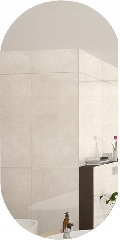 Lustro Owalne Ścienne Szlif 60x90 cm - Opinie i atrakcyjne ceny na Ceneo.pl