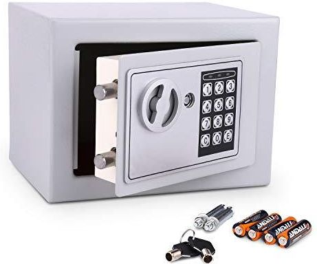 Meykey Sejf Elektroniczny Sejf 2 Klucz Do Otwarcia Awaryjnego 23x17x17 ...