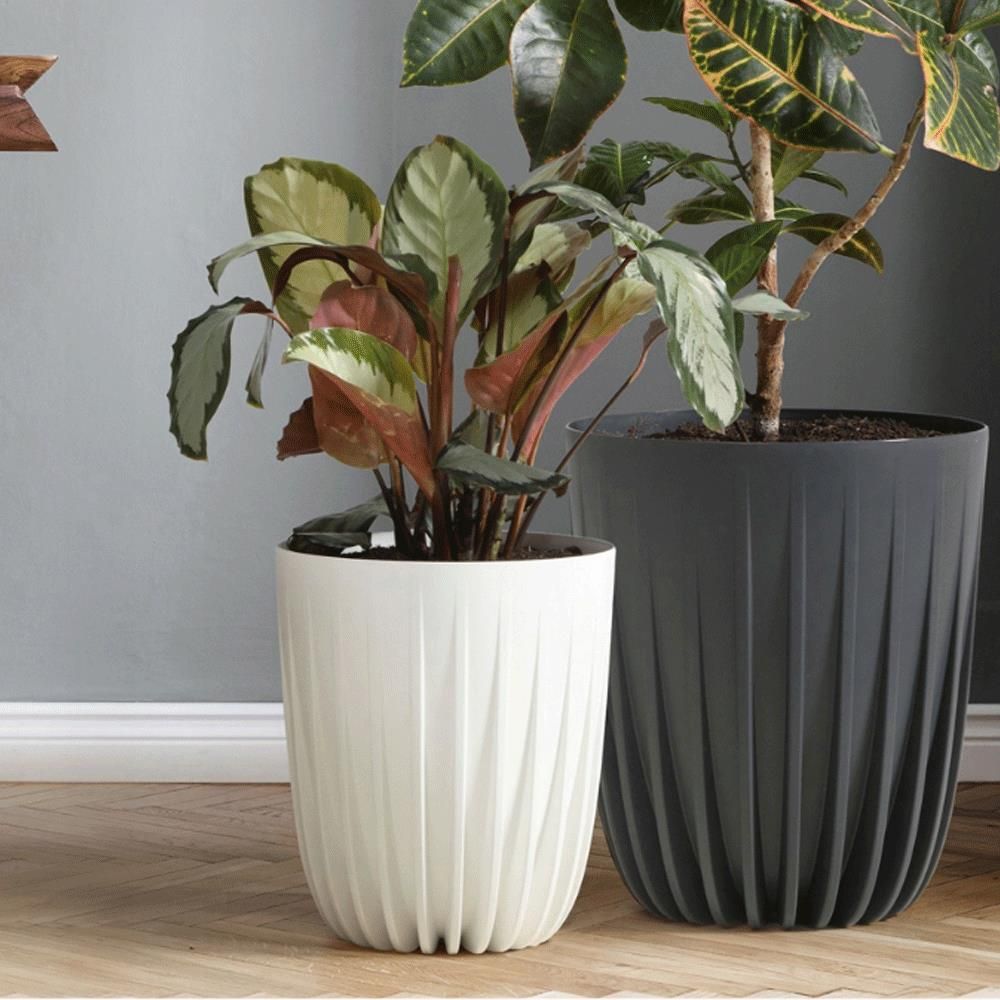 Doniczka Mira Eco 19cm Antracyt - Ceny i opinie - Ceneo.pl