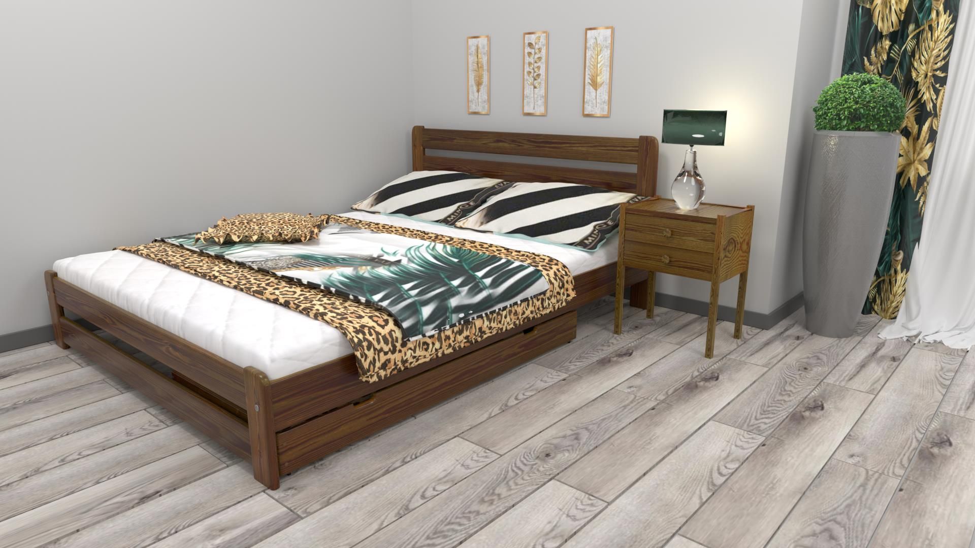 Maxi Drew Łóżko Eureka Dąb 160X200 + Stelaż - Opinie i atrakcyjne ceny ...