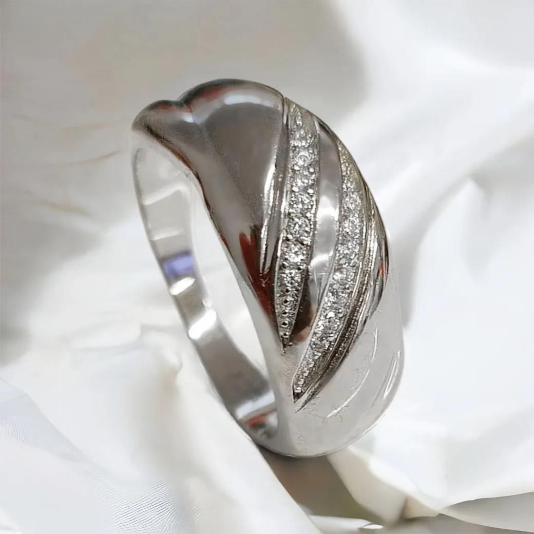 Gold Point Obrączka Precelek Z Cyrkoniami - Ceny i opinie - Ceneo.pl