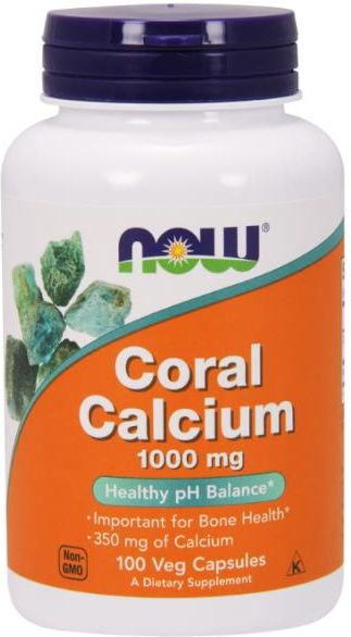 Now Foods Wapno Koralowe Coral Calcium 1000Mg 100 Kaps - Opinie i ceny ...