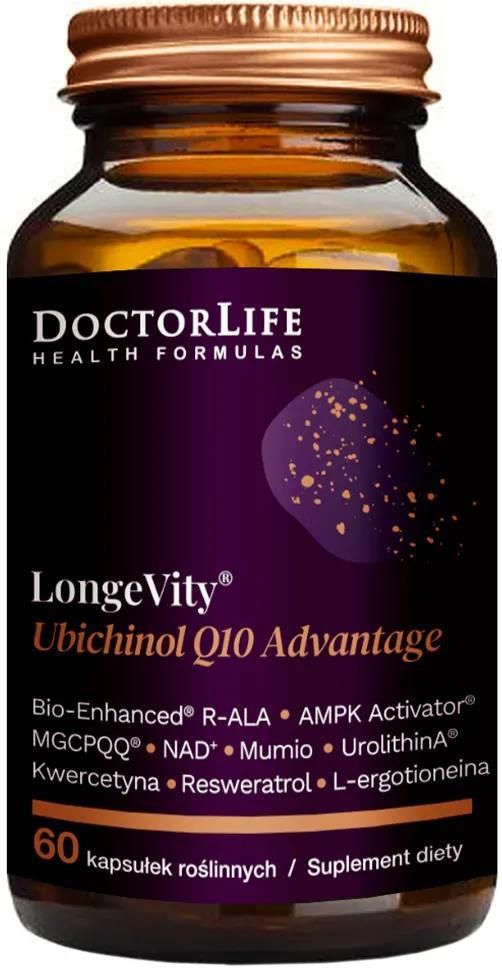Doctor Life Ubichinol Q10 Advantage 60Kaps. - Opinie i ceny na Ceneo.pl