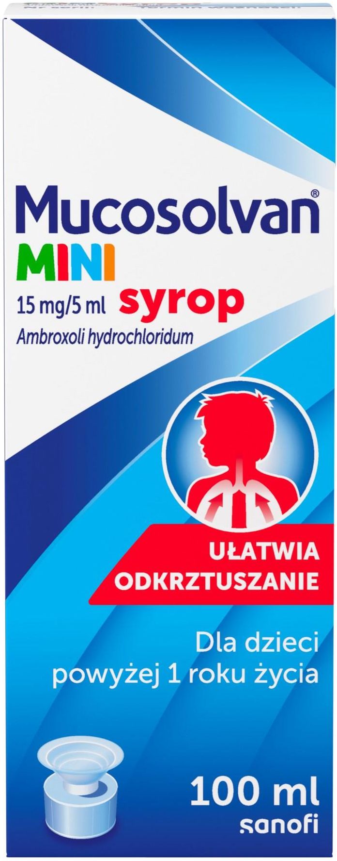 Mucosolvan mini syrop 0,015 g/5ml 100ml - Opinie i ceny na Ceneo.pl
