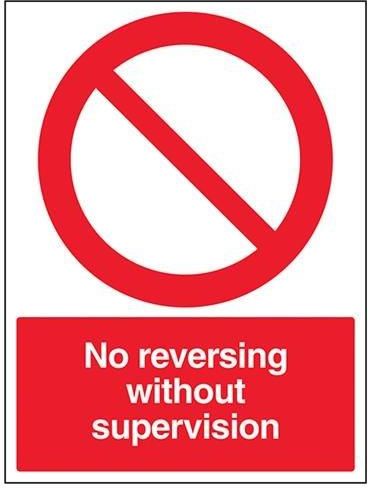 Vsafety 56005Bc SNo Reversing Without Supervision Tabliczka Samochodowa ...