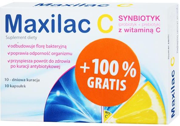 Maxilac C 10 Kaps. - Opinie i ceny na Ceneo.pl