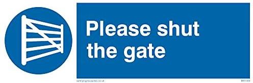 Opakowanie Pięć Znak 'Please Shut Gate' 150x50mm L15 - Ceny i opinie ...