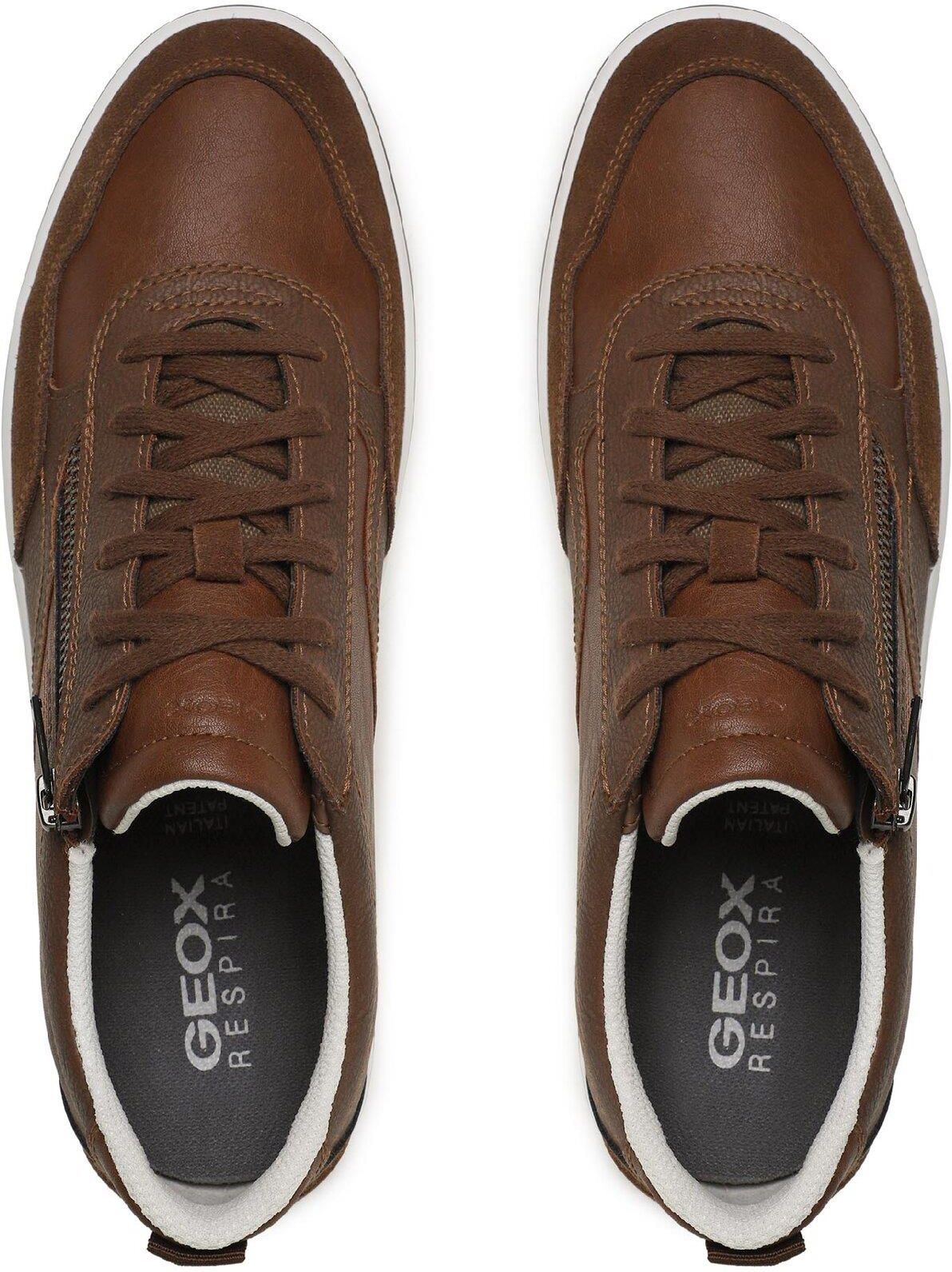 Geox Sneakersy U Elver B U35BCB 0PTEK C0013 Brązowy - Ceny i opinie ...