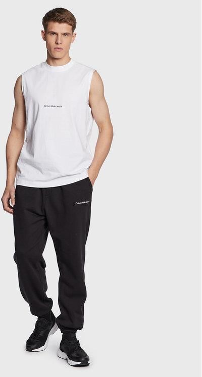 Calvin Klein Jeans Tank top J30J323146 Biały Regular Fit - Ceny i ...