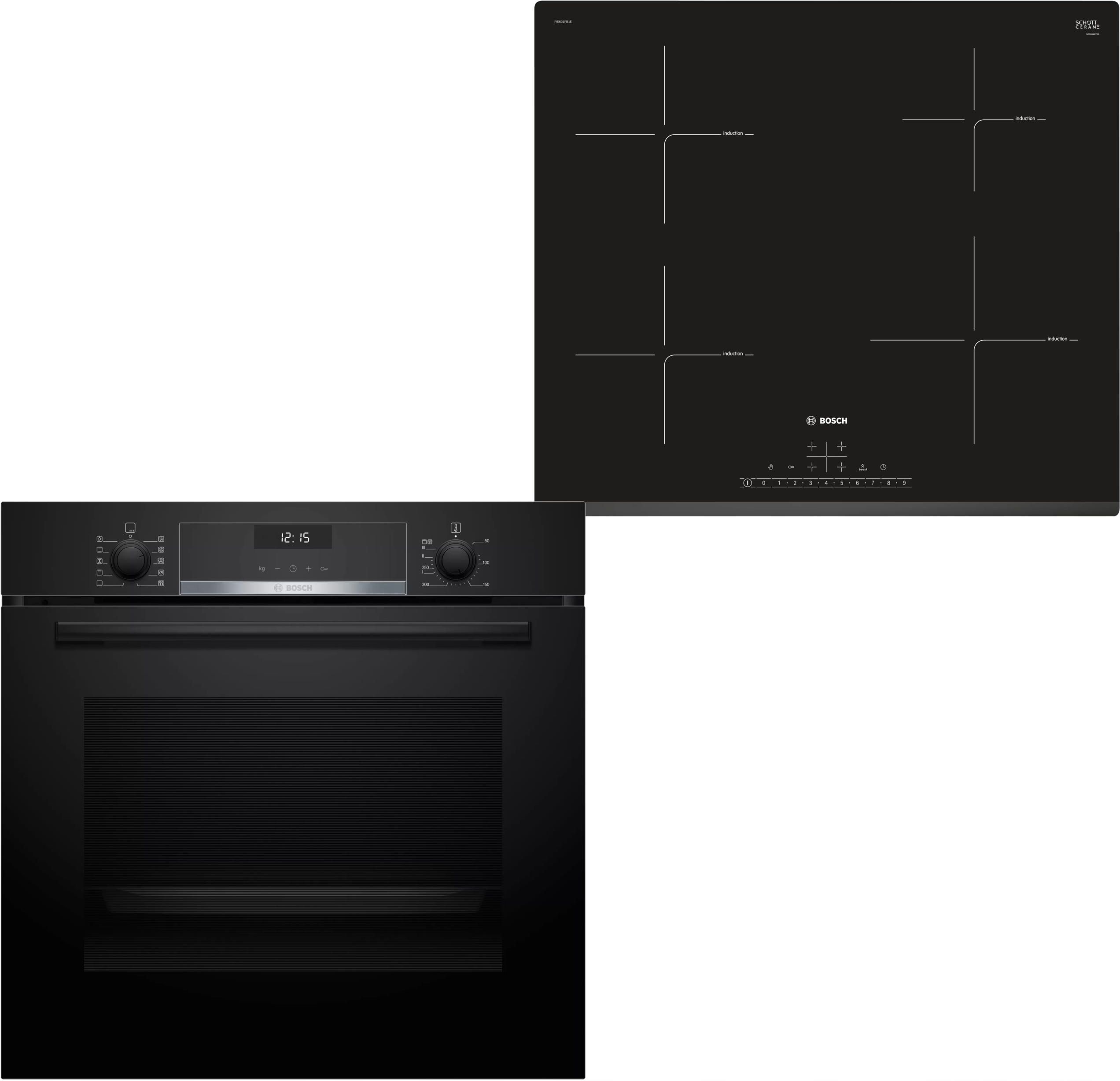 Zestaw AGD Bosch HBG5370B0 + PIE631FB1E - Opinie i ceny na Ceneo.pl