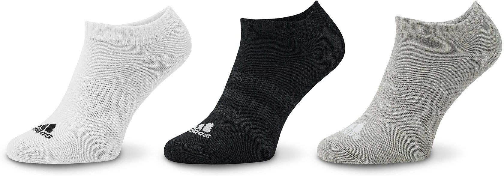 Adidas Zestaw 3 par niskich skarpet unisex T Spw Low IC1337 Kolorowy ...