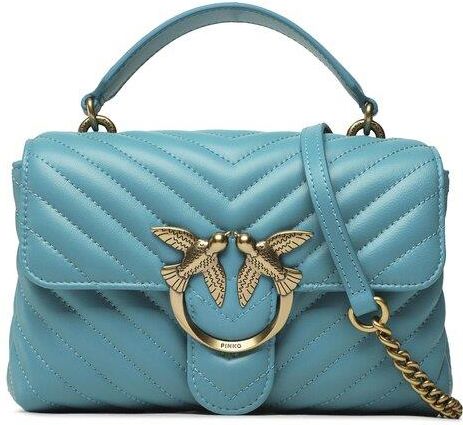 Pinko Torebka Love Lady Puff Mini Cl 100044 A0GK Turkusowy - Ceny i ...