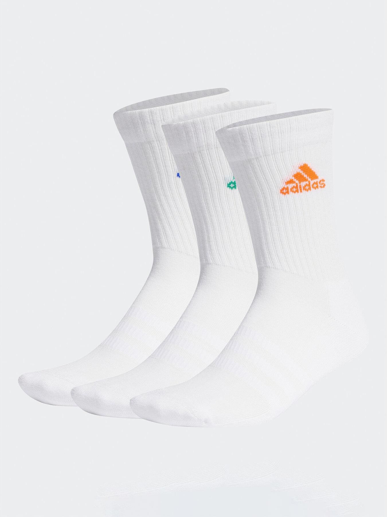 Adidas Skarpety wysokie unisex Cushioned Crew Socks 3 Pairs IC1314 ...