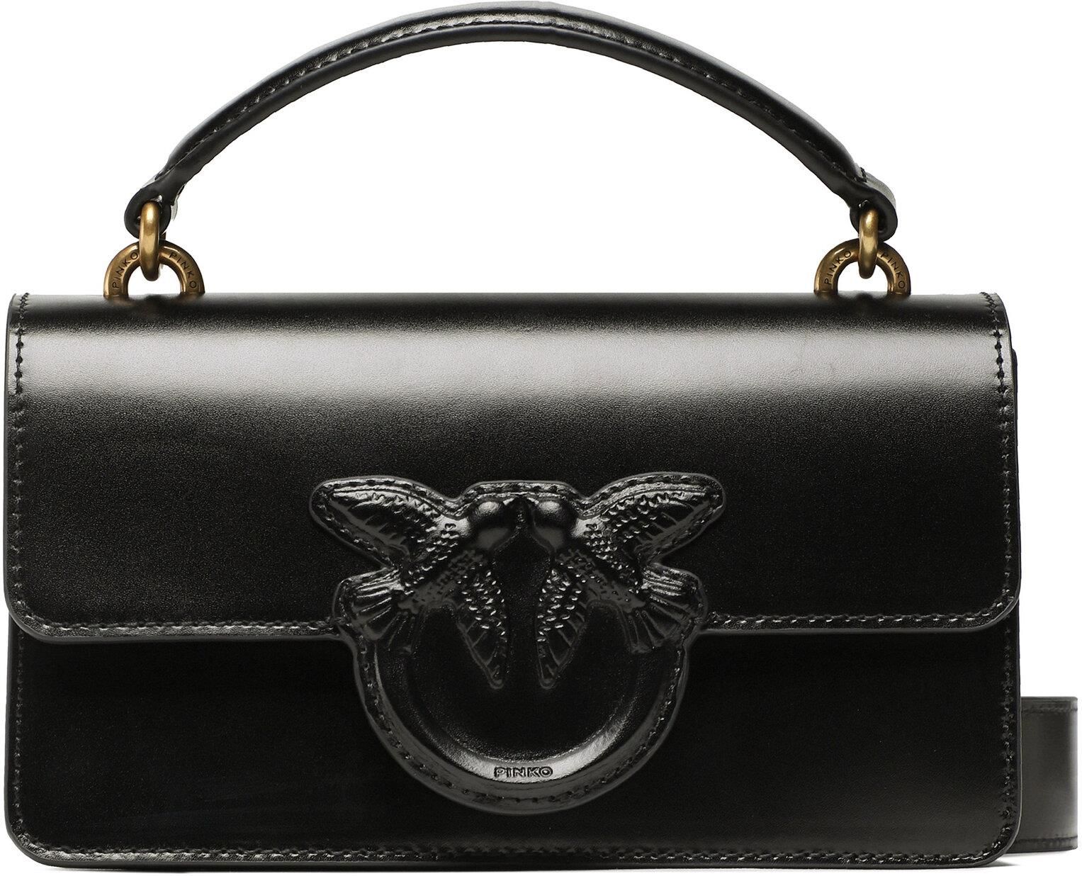 Pinko Torebka Love One Mini Light PE 23 PLTT 100204 A0F3 Czarny - Ceny ...