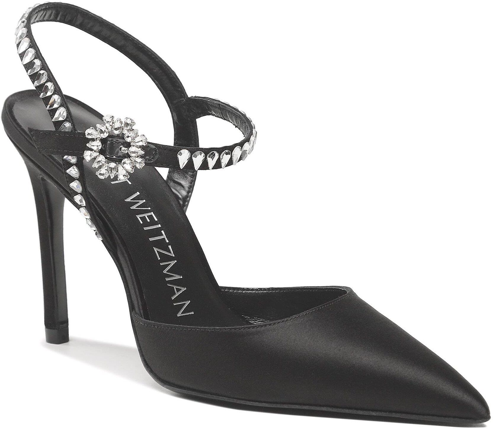 Stuart Weitzman Sandały Gmcut 100 Ankstrp Pm Czarny - Ceny i opinie ...