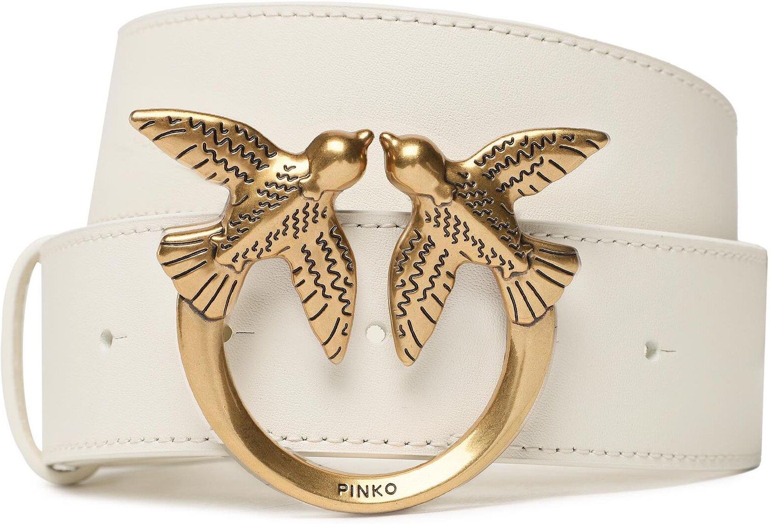 Pinko Pasek Damski Love Berry H4 Belt PE 23 PLT01 100120 A0F1 Biały ...