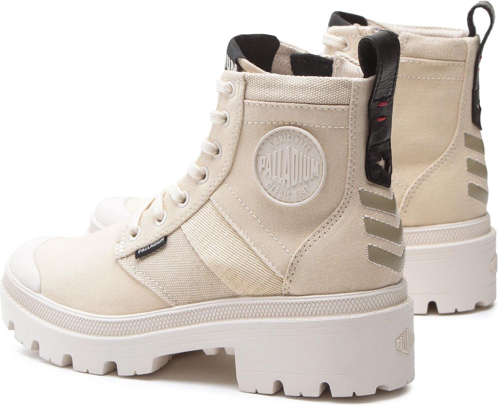 Palladium Trapery Pallabase Hi Army 98582-210-M Beżowy - Ceny i opinie ...