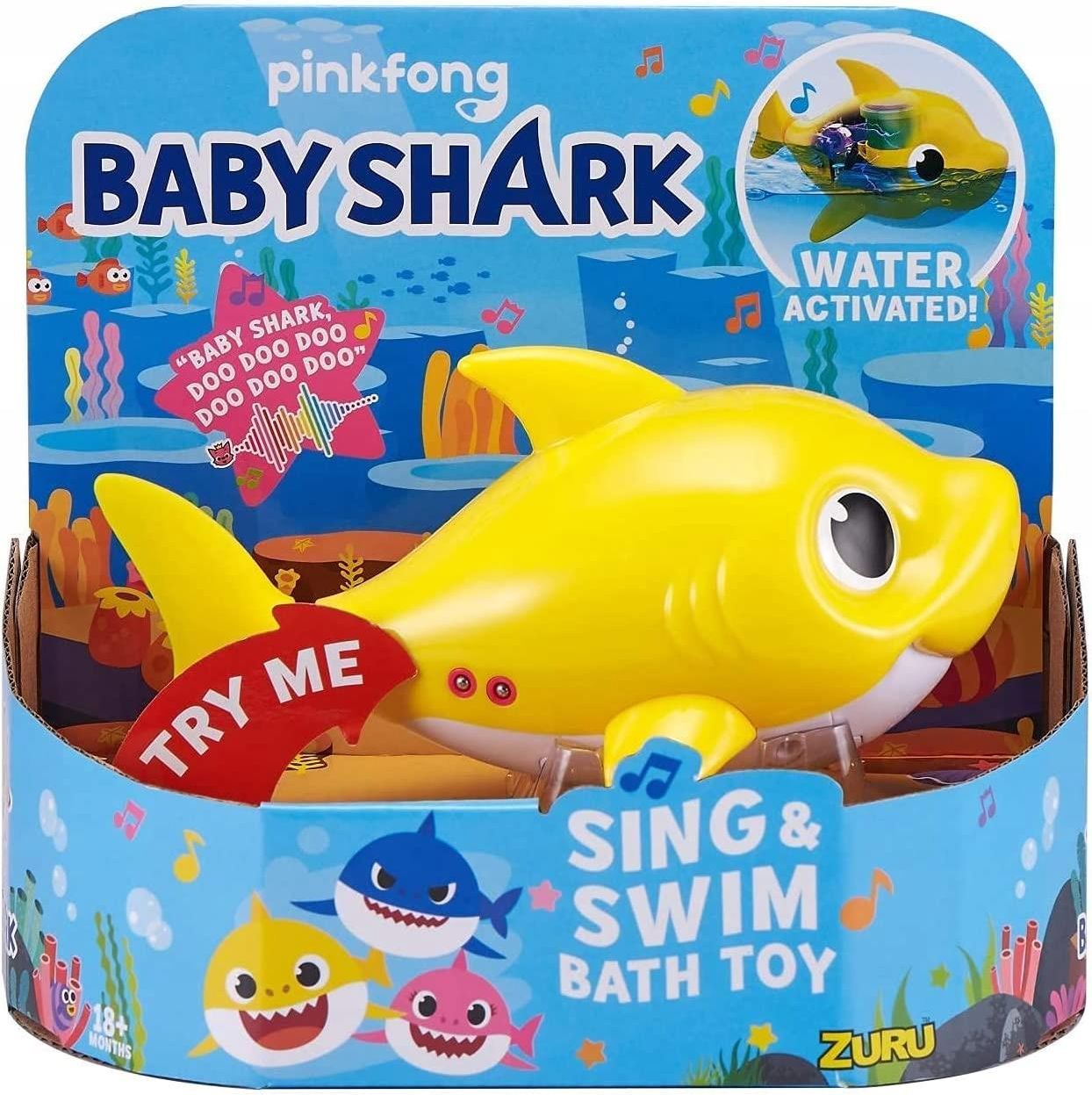 Zuru Baby Shark Alive Pływający Rekin Dźwięk Żółty - Ceny i opinie ...