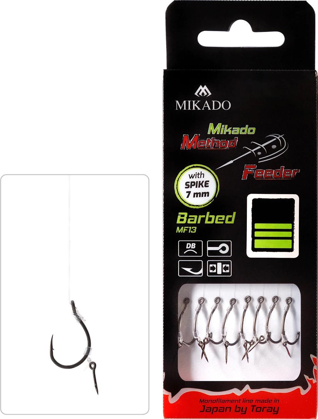 Mikado Przypon Method Feeder-Z Igłą-Hak Z Zadziorem Nr 10-Żyłka: 0.20Mm/10Cm-Op.8szt. - Ceny i ...
