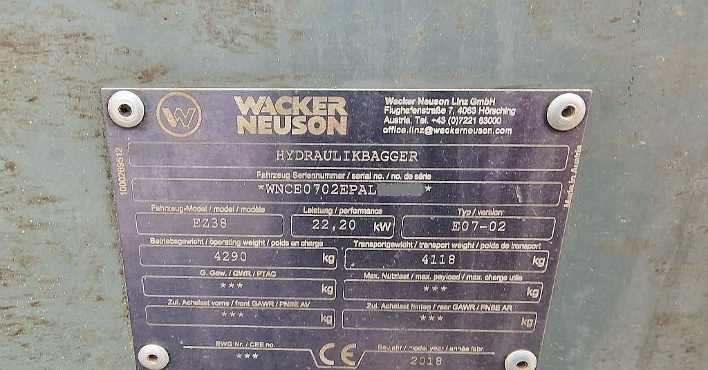 Wacker Neuson EZ 38 4300kg przechyl kabinypel... - Opinie i ceny na ...