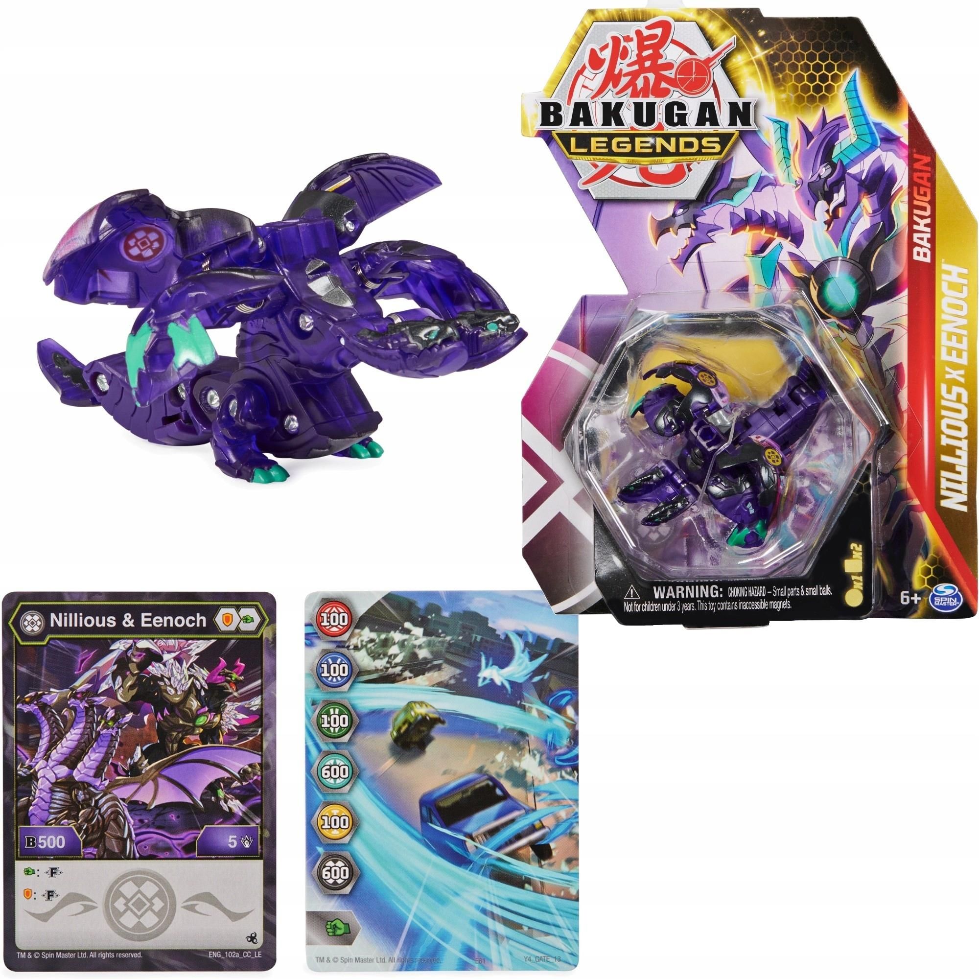 Spin Master Bakugan Legends Figurka Nillious X Enoch Karty - Ceny i ...