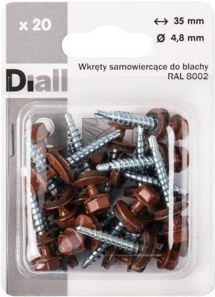 Diall Wkręt Samowiercący Od 4,8x35mm Brązowy - Opinie i ceny na Ceneo.pl