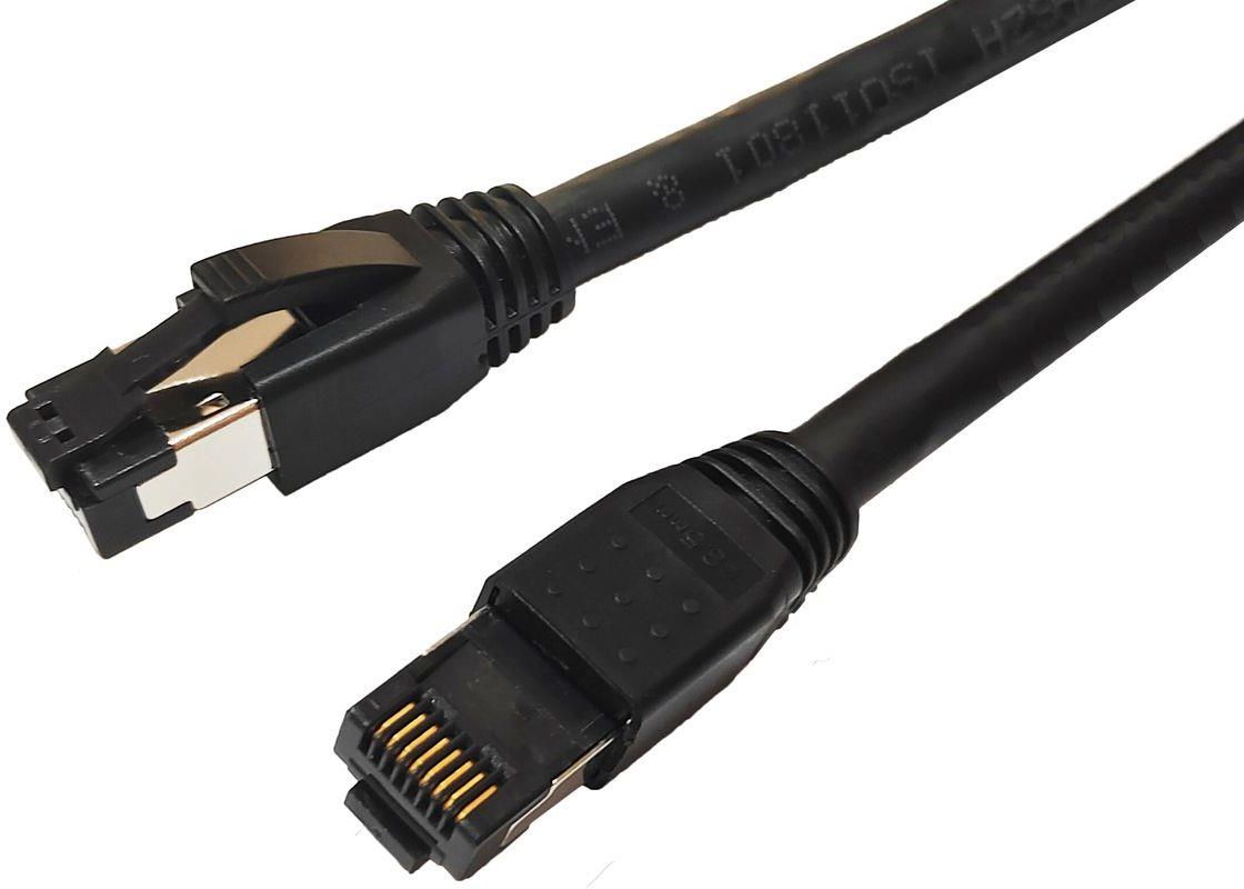 Microconnect CAT8.1 S/FTP 1,5m czarny ekranowany LSZH,AWG 24 - Opinie i ...