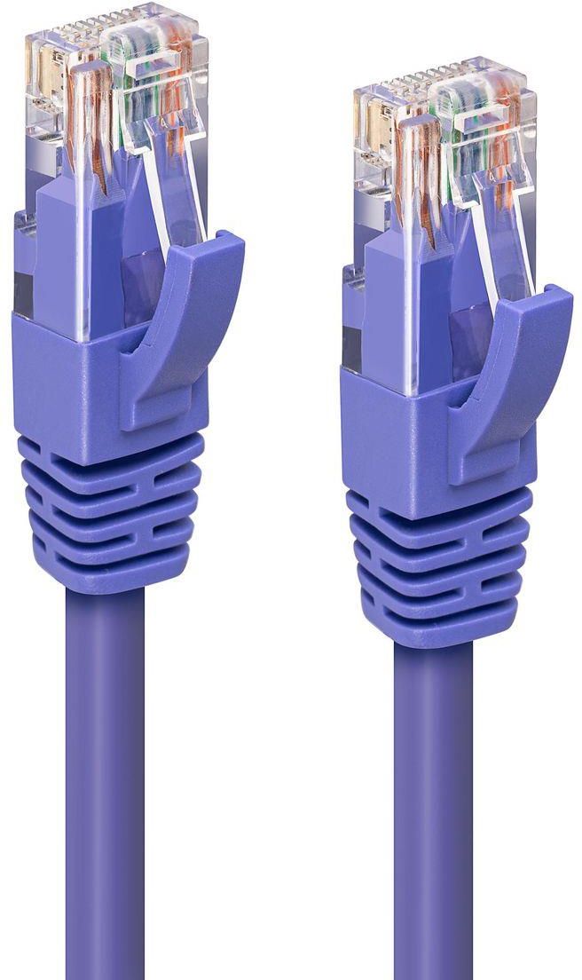Microconnect CAT6A UTP 0,25m Fioletowy LSZH - Opinie i ceny na Ceneo.pl
