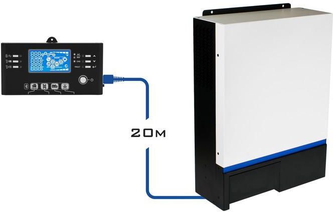 Pakiet solarny Epever Inwerter Falownik 1-Fazowy Off-Grid Esb 6kW-24 24V 3000/6000W ESB6kW24 ...