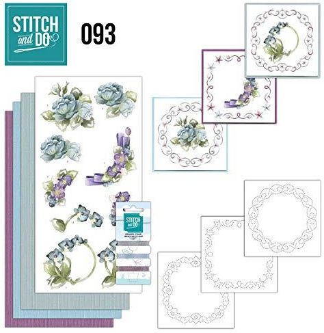 Pomoc dydaktyczna Dotty Design Stitch And Do 93 Winterflowers 3 Pak ...
