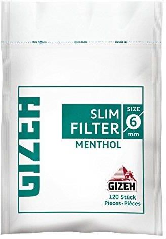 Gizeh Slim Filter 6 Mm Mentol 10 Worków - opinie i ceny na Ceneo.pl